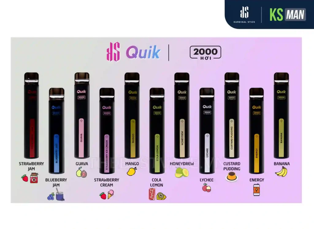 KS Quik 2000 puff มีดีกว่าพอตใช้ทิ้งตัวอื่นอย่างไร