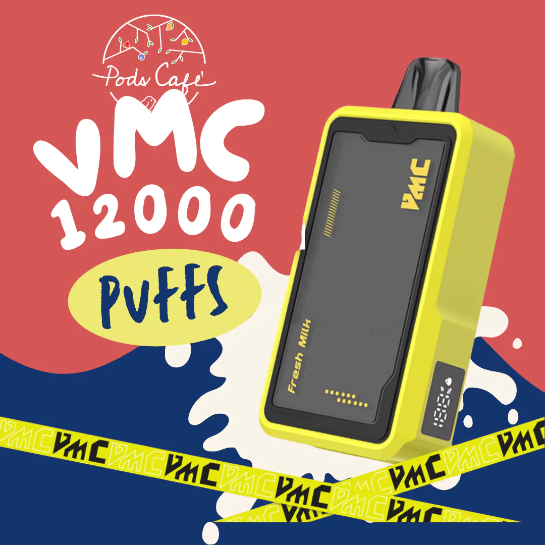 VMC 12000 puffs บุหรี่ไฟฟ้าใช้แล้วทิ้งตัวใหม่ ใช้งานไม่มีผิดหวัง ...